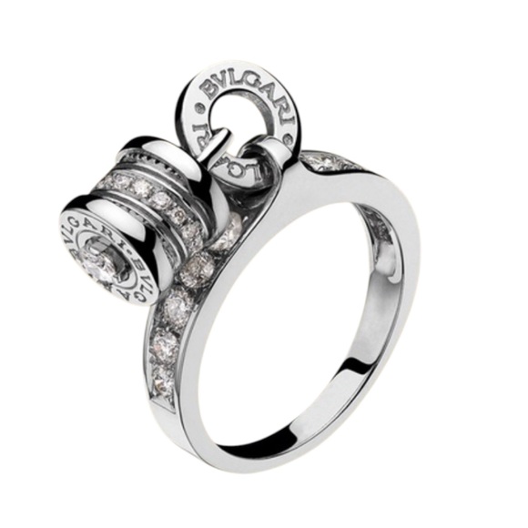BVLGARI | Jewelry | Bvlgaribzero Element Dangle Charm Ring 18k ...